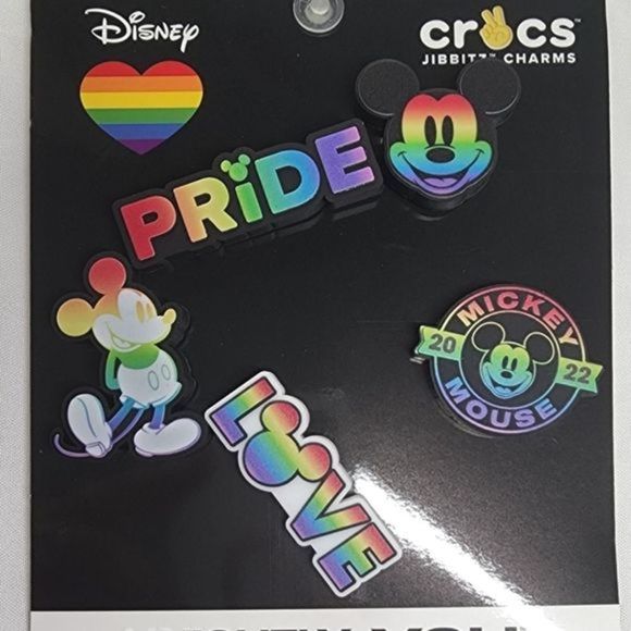 CROCS | Shoes | Disney Pride Jibbitz By Crocs Best Collab | Poshmark